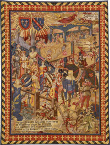 Medieval knights and castles tapestries - tapestry wallhangings