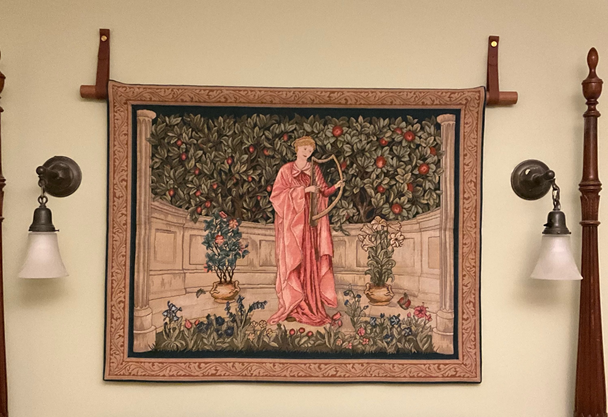 Hanging tapestries - how to hang a tapestry - care of tapestries